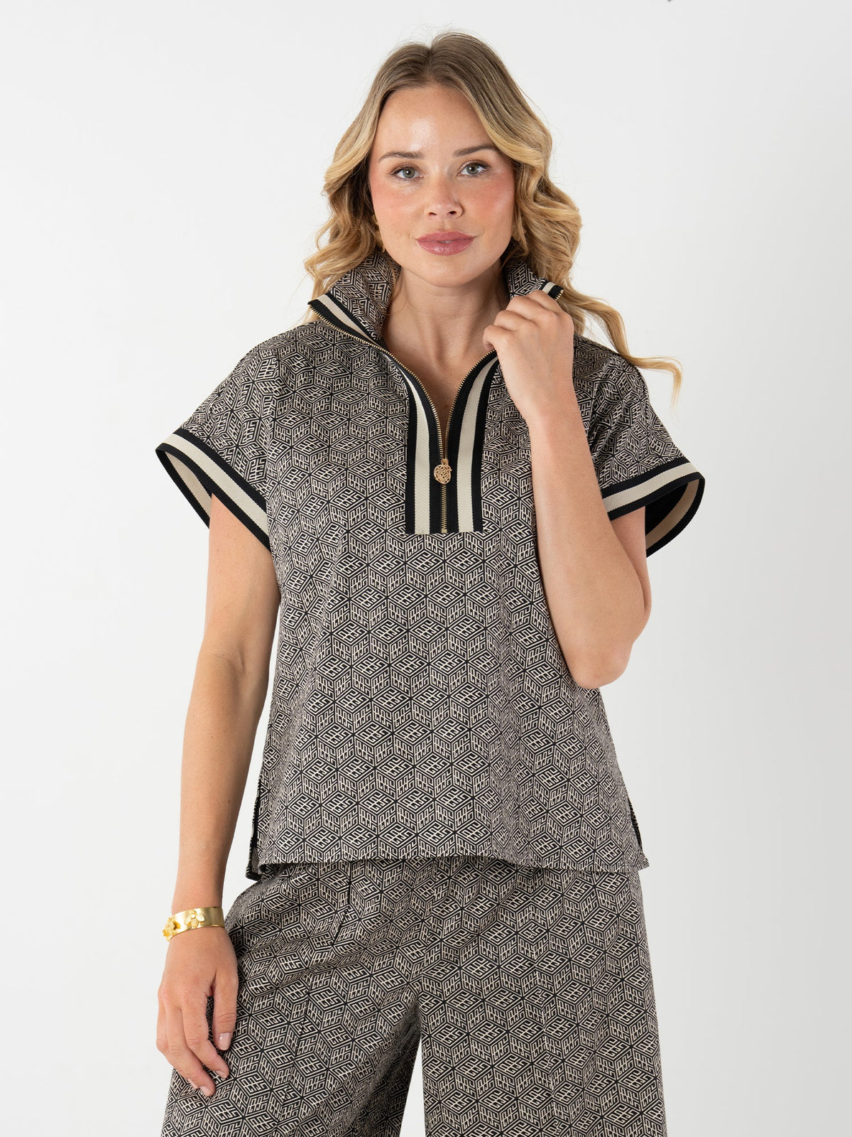 Poppy Pullover- Black Tonal — MeMe's & JD Griffin