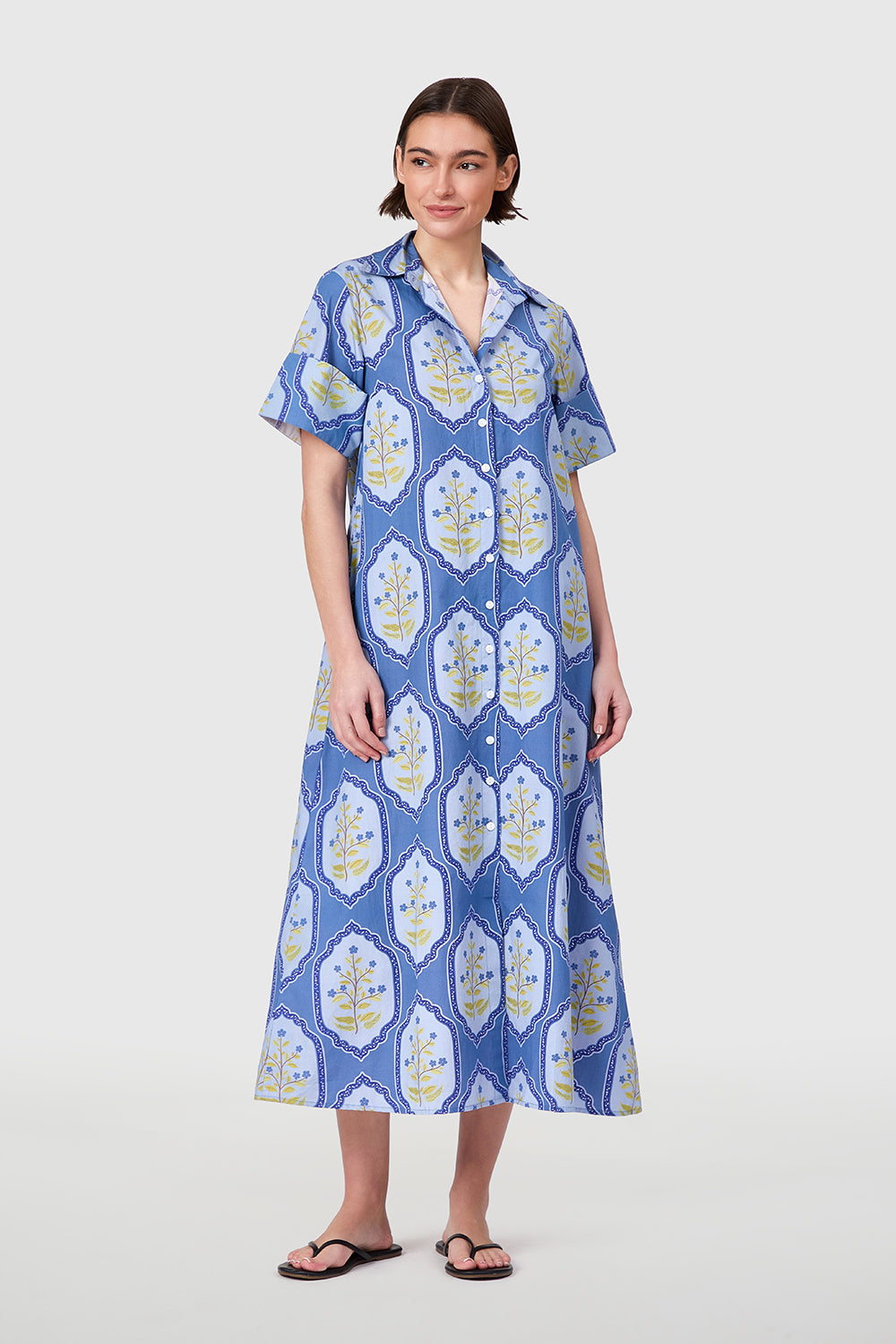 Gibbons Dress - Dusty Trellis — MeMe's & JD Griffin