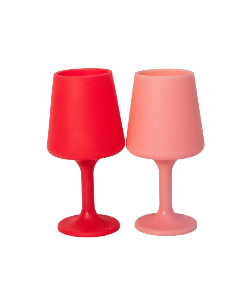 Cherry + Blush | Swepp | Silicone Unbreakable Wine Glasses — MeMe's ...