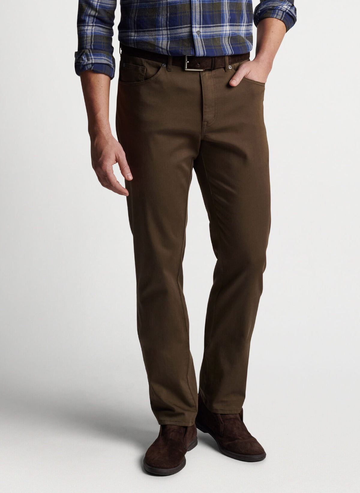 Ultimate Sateen Five Pocket Pant- Chestnut — MeMe's & JD Griffin